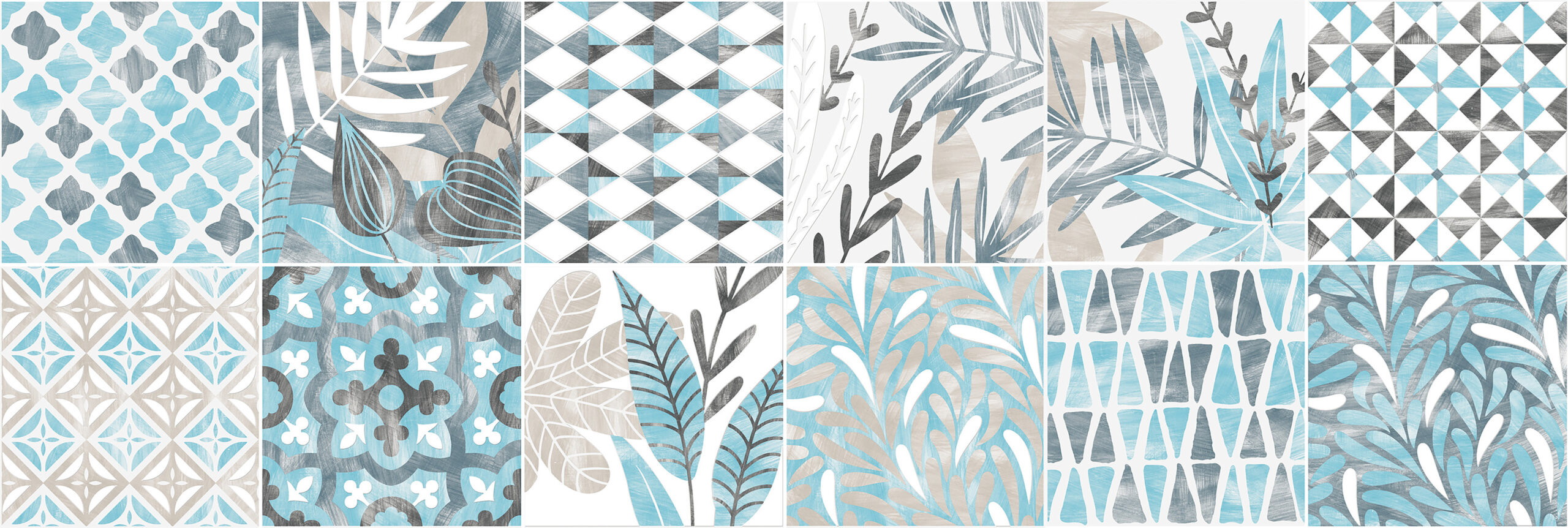 Marseille Blue Mix - Cleopatra Ceramic Store