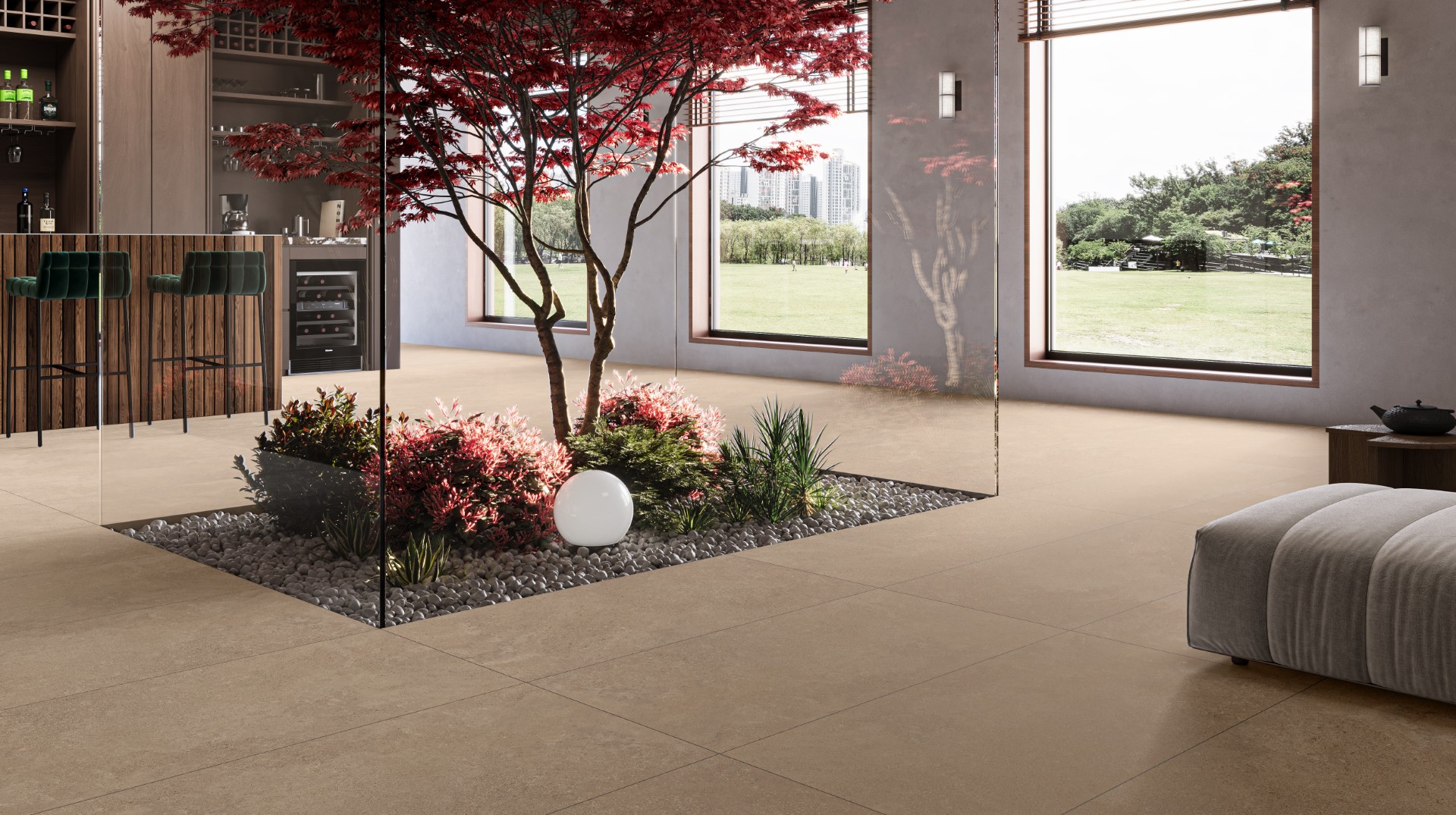 Qimistone Cemento Beige - Cleopatra Ceramic Store